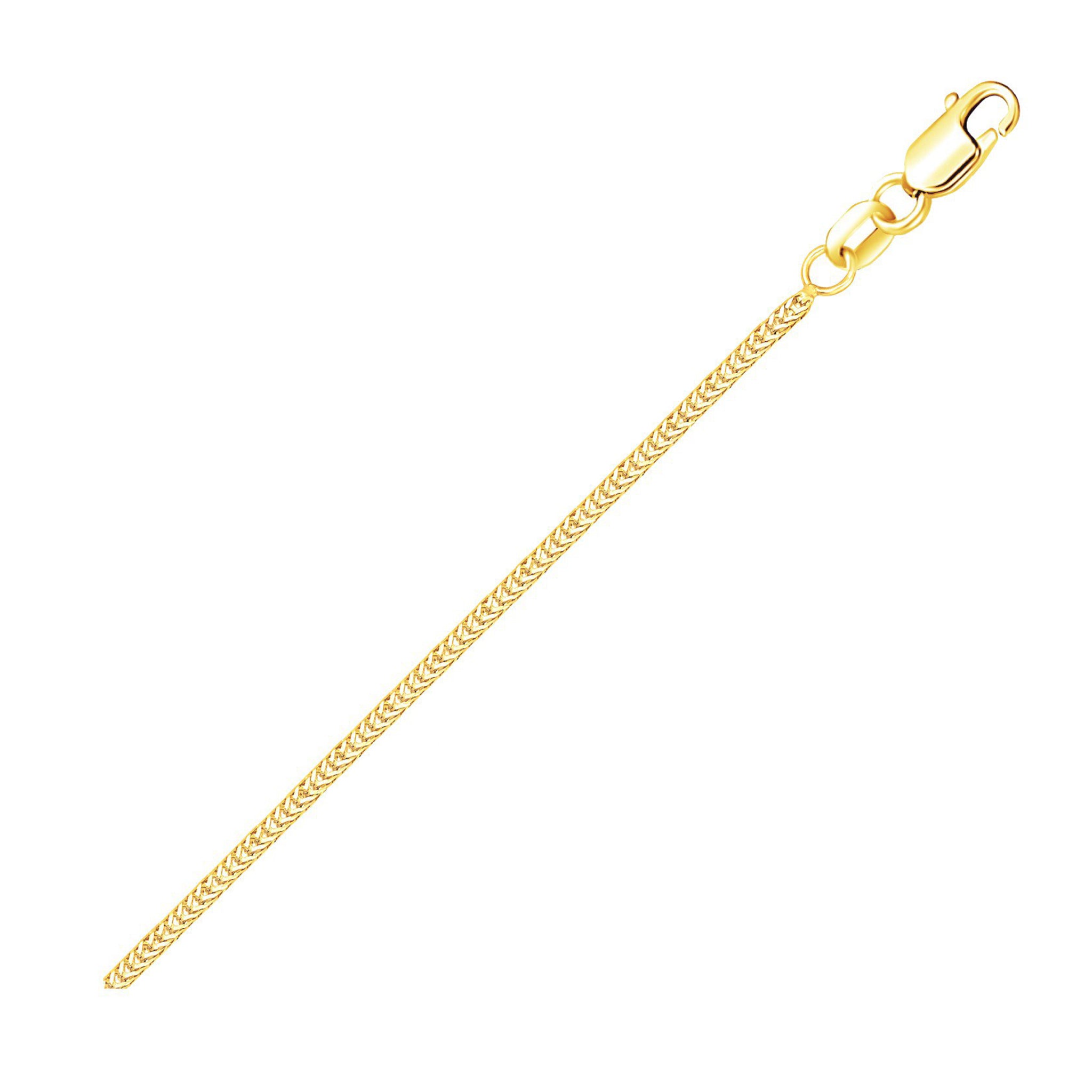 Foxtail Necklace 1mm – The Good Gold Store
